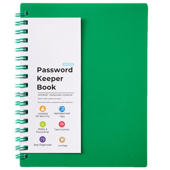 A6 Journal Notebook Password Book with Index A-Z Password Organizer ...