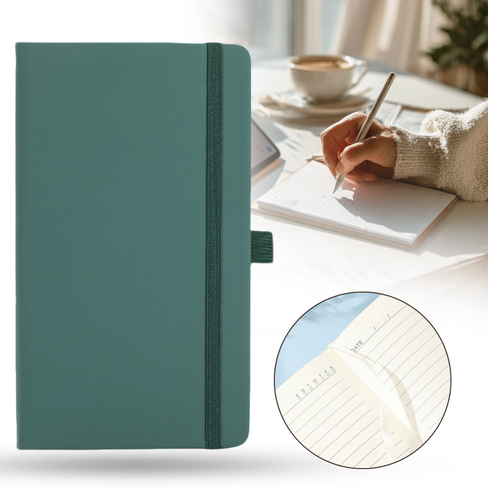 A6 Long Slim Notebook, Narrow Pocket Journal, Skinny Notebook for Purse ...