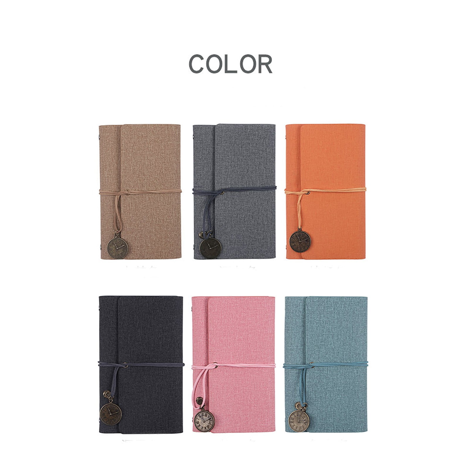 A6 Loose-leaf Binding Creative Planner|Leather Writing Journal ...