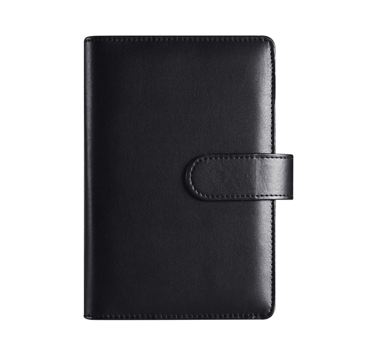 A6 Macaron PU Leather Binder Notebook - Detachable Zippered Pouch ...