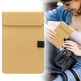 A6 PU Leather Clipboard Folder, Mini Portable PU Leather Pocket Writing ...