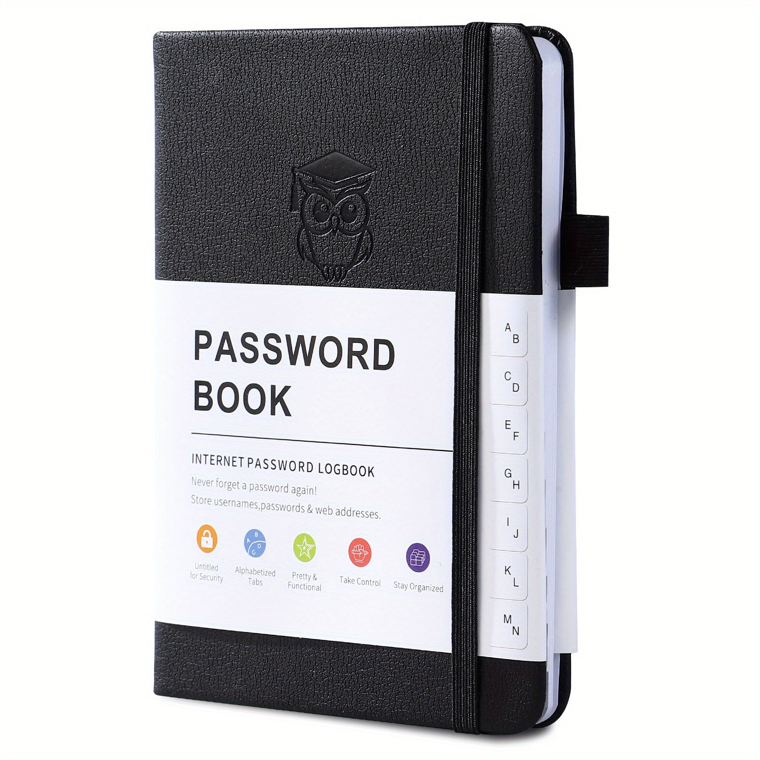 A6 Password Logger Journal - Secure Hardcover Notebook with ...