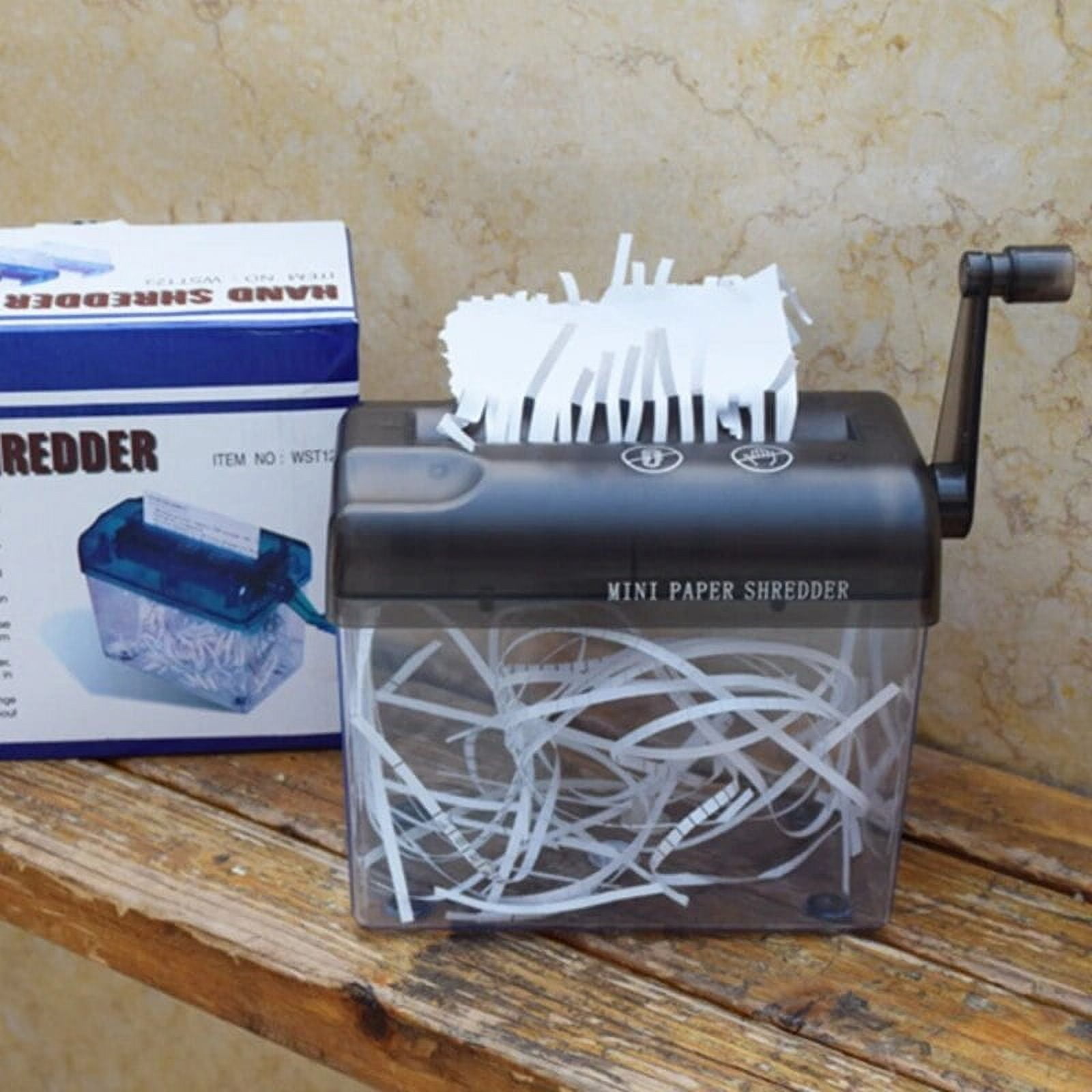 A6 Portable Mini Paper Shredder Electric USB Battery Operated Shredder ...