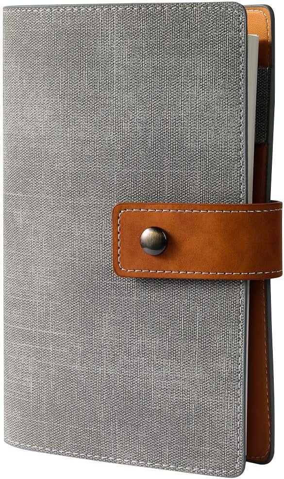 A6 Refillable Faux Leather Traveler Notebook Binder Journals 6 Ring ...
