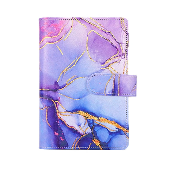 A6 Refillable Notebook Pu Leather Six Ring Budget Organizer For A6 ...