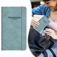 A6 Sewed Softcover Notebook, 80 Pages, Fabric Texture with Elastic Band ...