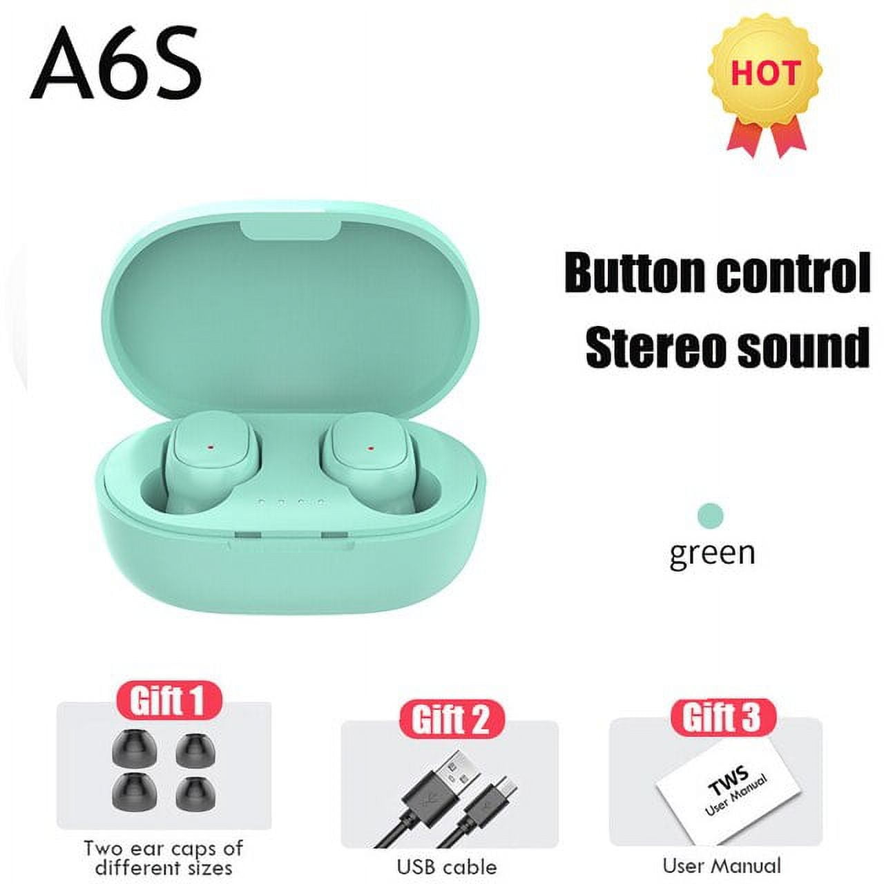 A6S Bluetooth Earphones E6S Fone Bluetooth Wireless Earbuds with ...