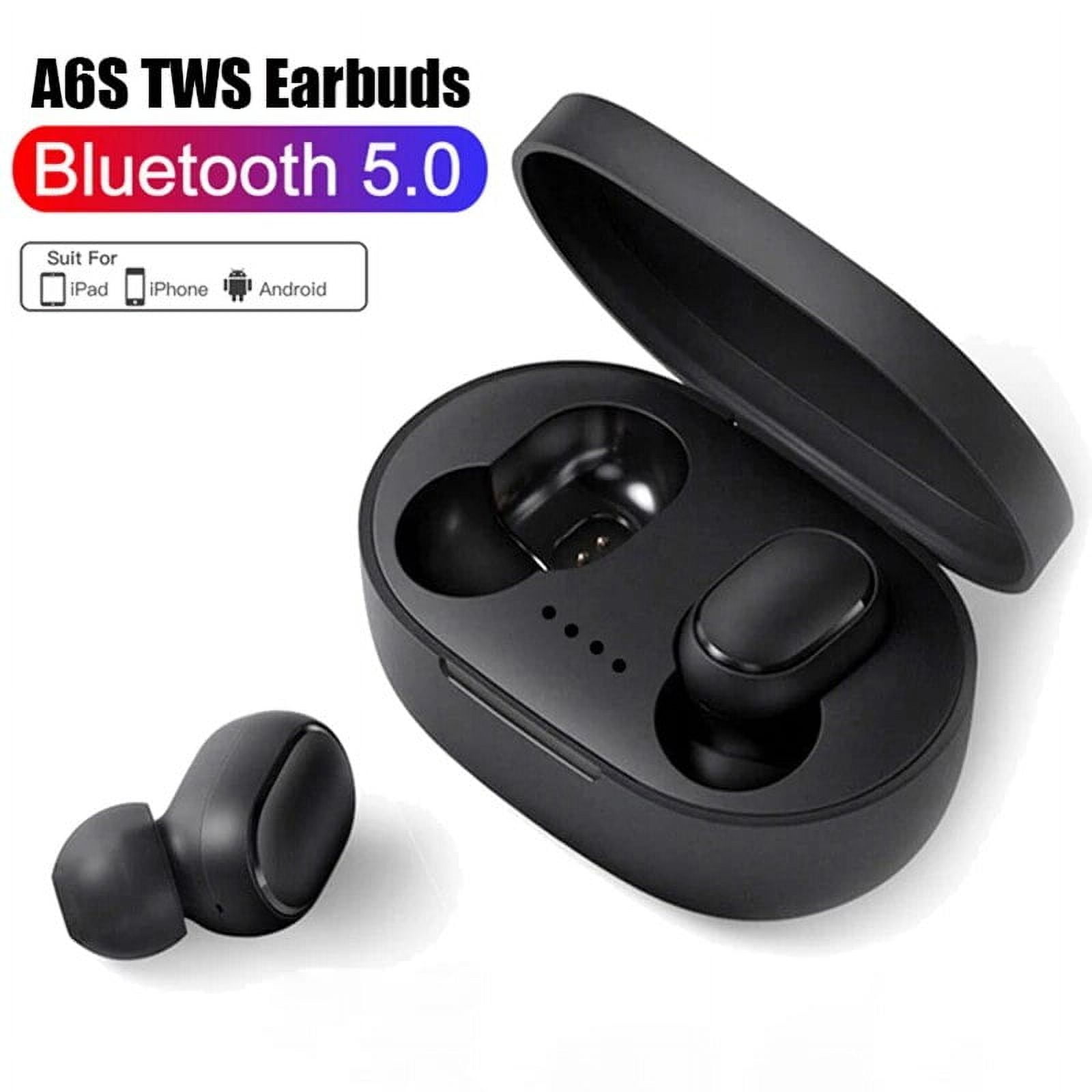 A6S TWS Wireless Bluetooth Headset Waterproof Noise Cancelling In Ear Earbuds with Mic Wireless ...