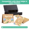 A7 (5" x 7") Brown Kraft Note Cards with Envelopes, 100 Pack - Walmart.com