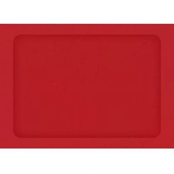 A7 Full Face Window Envelopes - Ruby Red (50 Qty.) - Walmart.com
