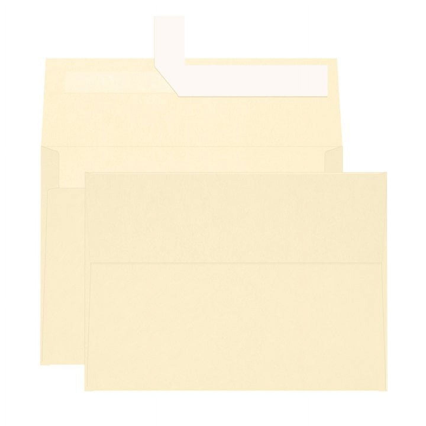 A7 Ivory Envelopes 100 Pack, Goefun 5x7 Envelopes for Invitation - Self ...