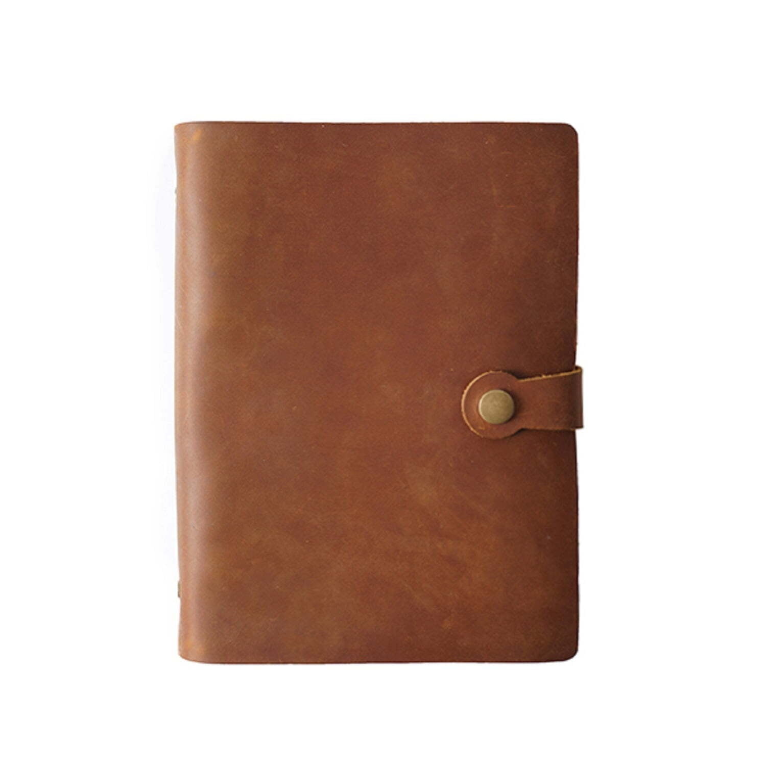 A7 Leather Binder Refillable Journal, Small 6 Ring Travelers Notebook ...