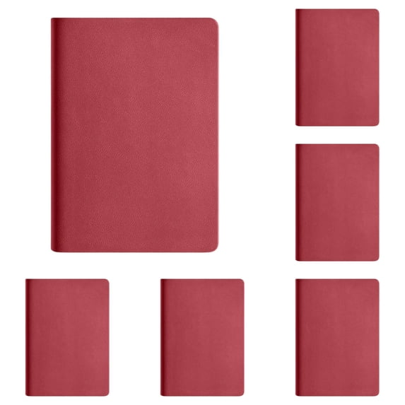 A7 Leather Sewn Notebook With Pen Case, Wear Resistant Smooth Writing ...