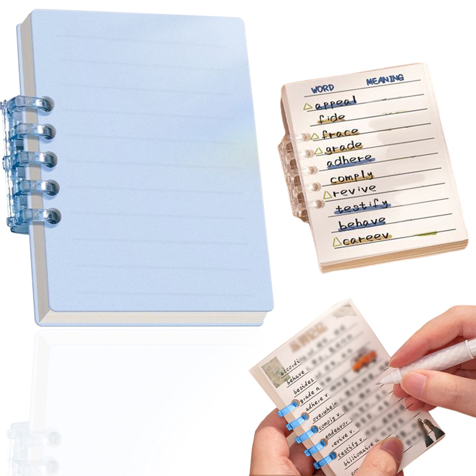 A7 Mini Pocket Notebook, Spiral Notebook Small Pocket, Journal 7.2x10 ...