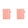 A7 PU Leather Notebook, 2 Pcs Daily Diary with Pen Holder, 4.3×3.2 inch ...