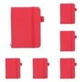 A7 PU Leather Notebook, 5 Pcs Daily Diary with Pen Holder, 4.3×3.2 inch ...