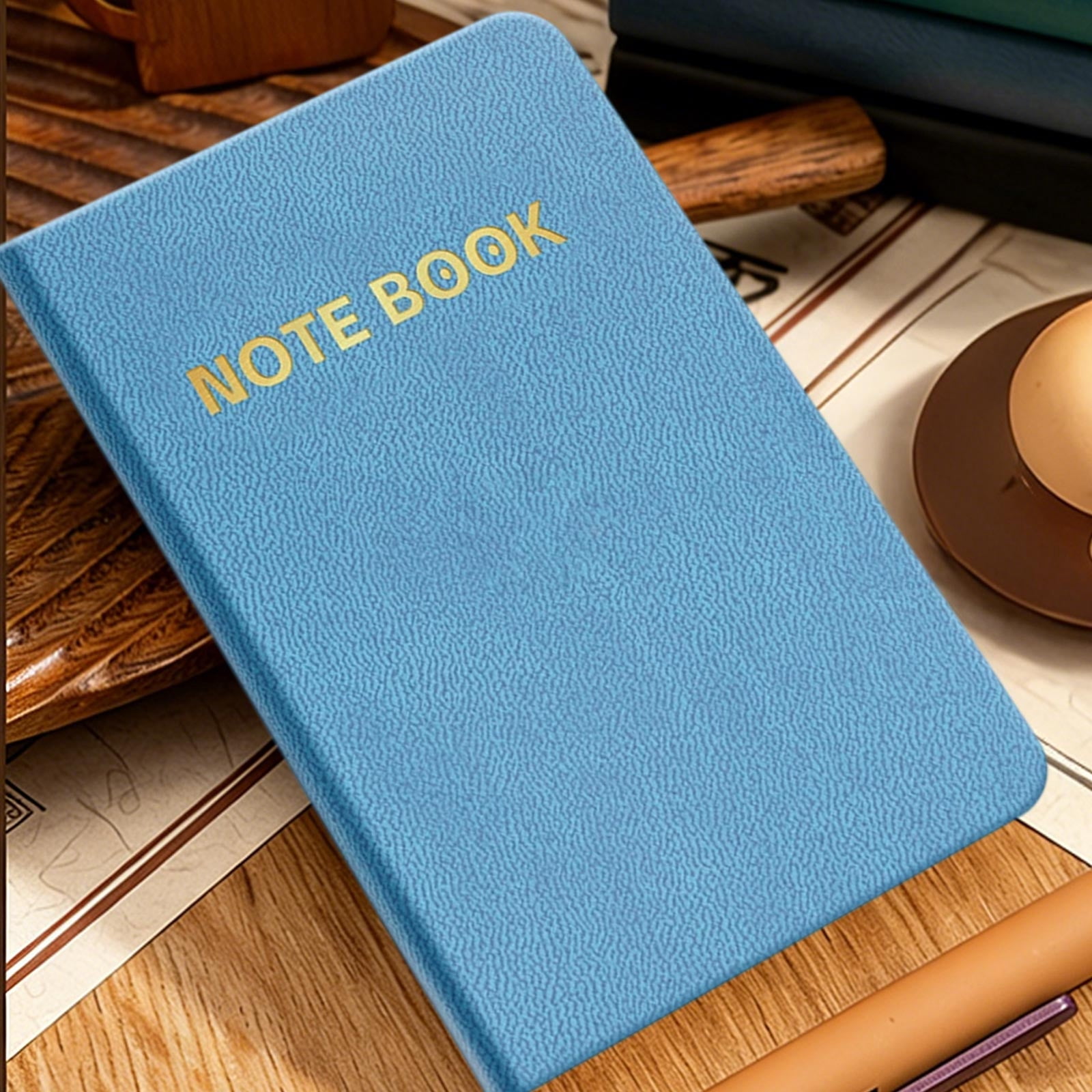 A7 Pocket Notebook Compact Portable, Thick Leather Journal Small Mini ...