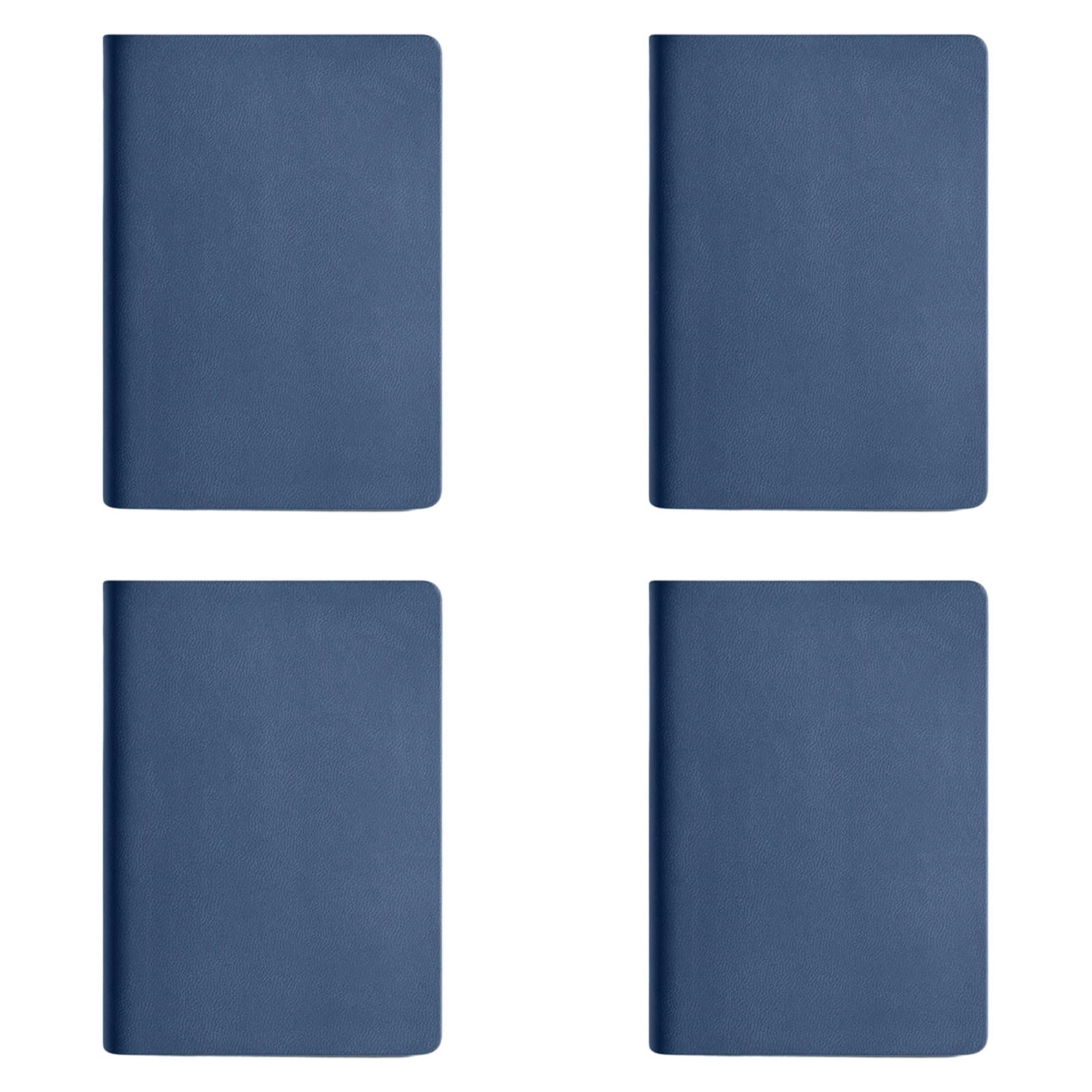 A7 Pocket Notebook, Softcover Mini 100 Sheets Lined Journal,4Pc ...