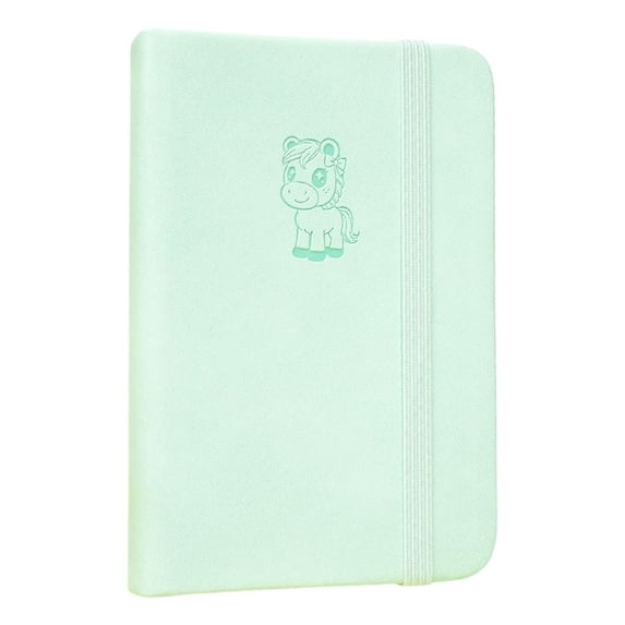 A7 Pocket PU Leather Notebook With 100 Sheets, Thick Lined Journal For ...