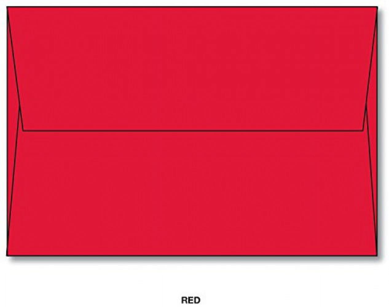 A7 Red Holiday Greeting Card Envelopes - 250 Envelopes - Walmart.com