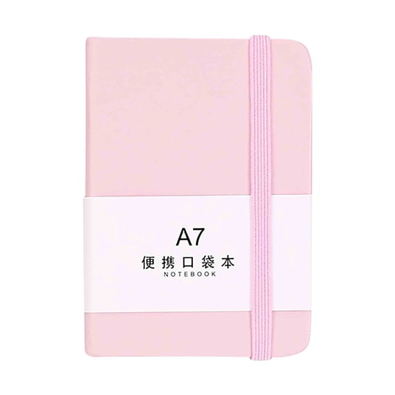 A7 Thickened Horizontal Notebook Hard Leather Cover | Portable Pocket ...