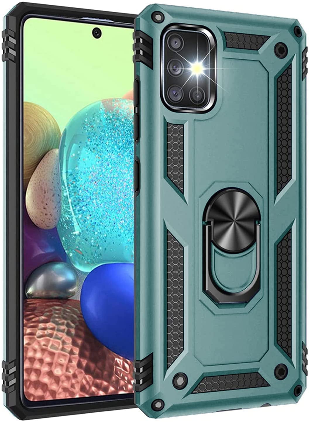 A71 5G Case, Military Grade Armor Heavy Duty Rugged Dual Layers Full ...
