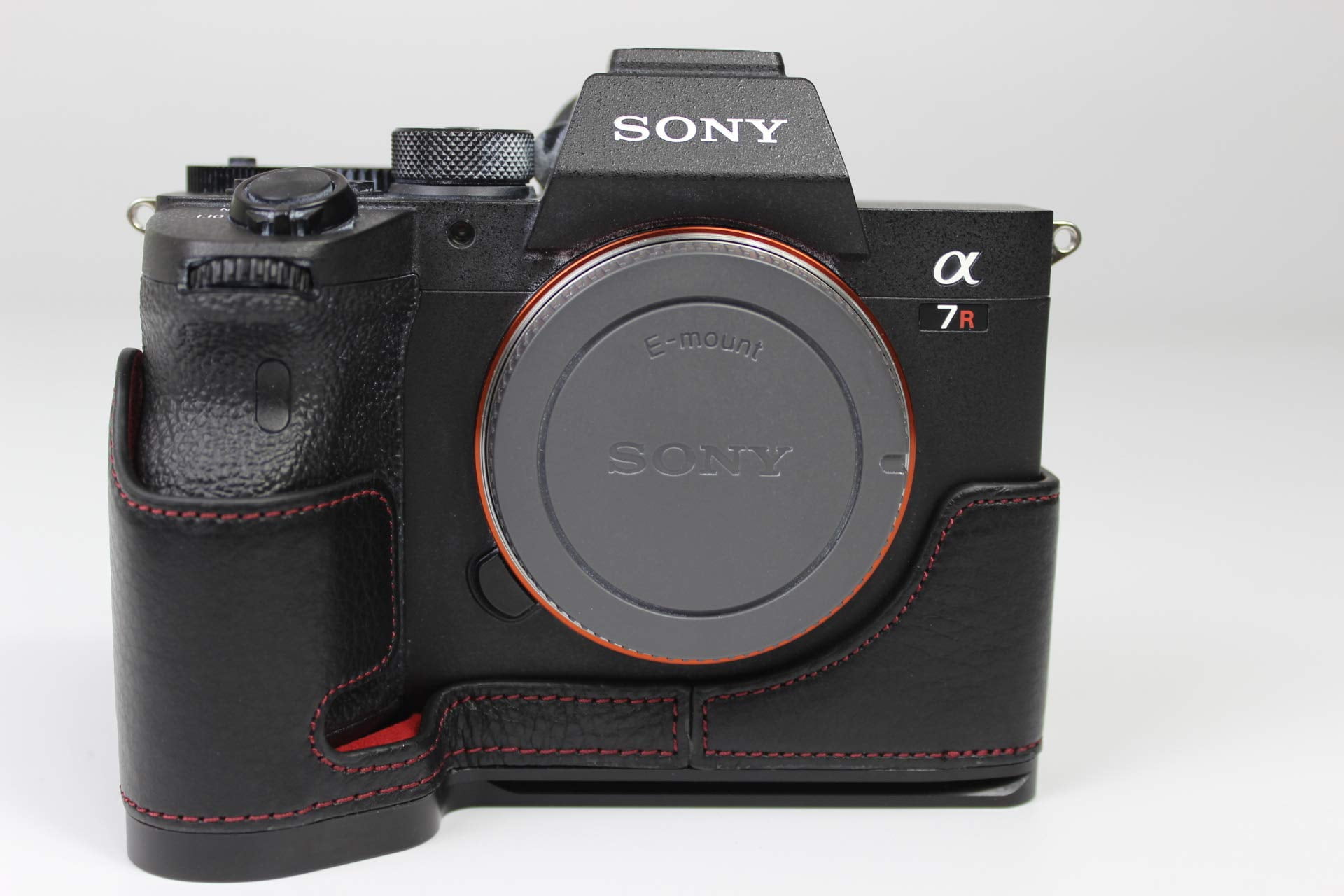 A7R IV Case, BolinUS KEF16 Handmade Genuine Real Leather Half Camera ...