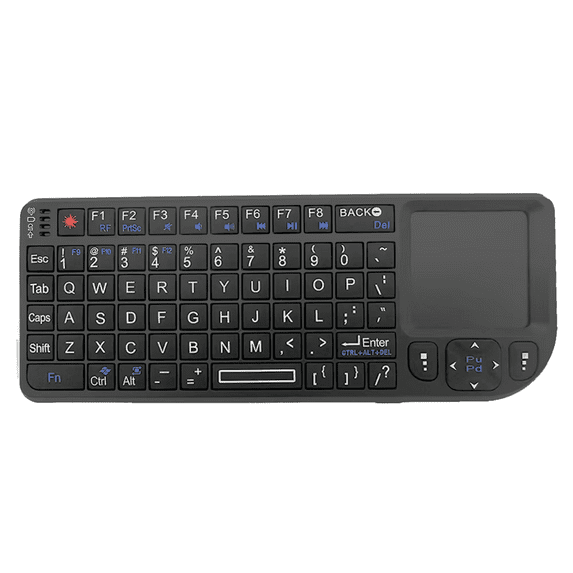 A8 Mini Wireless Keyboard 2.4G 7 Color Backlit English Russian Touchpad ...