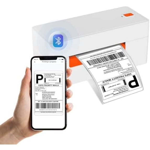A81-Pro 4x6 Thermal Label Printer, Wireless Bluetooth Shipping Label ...