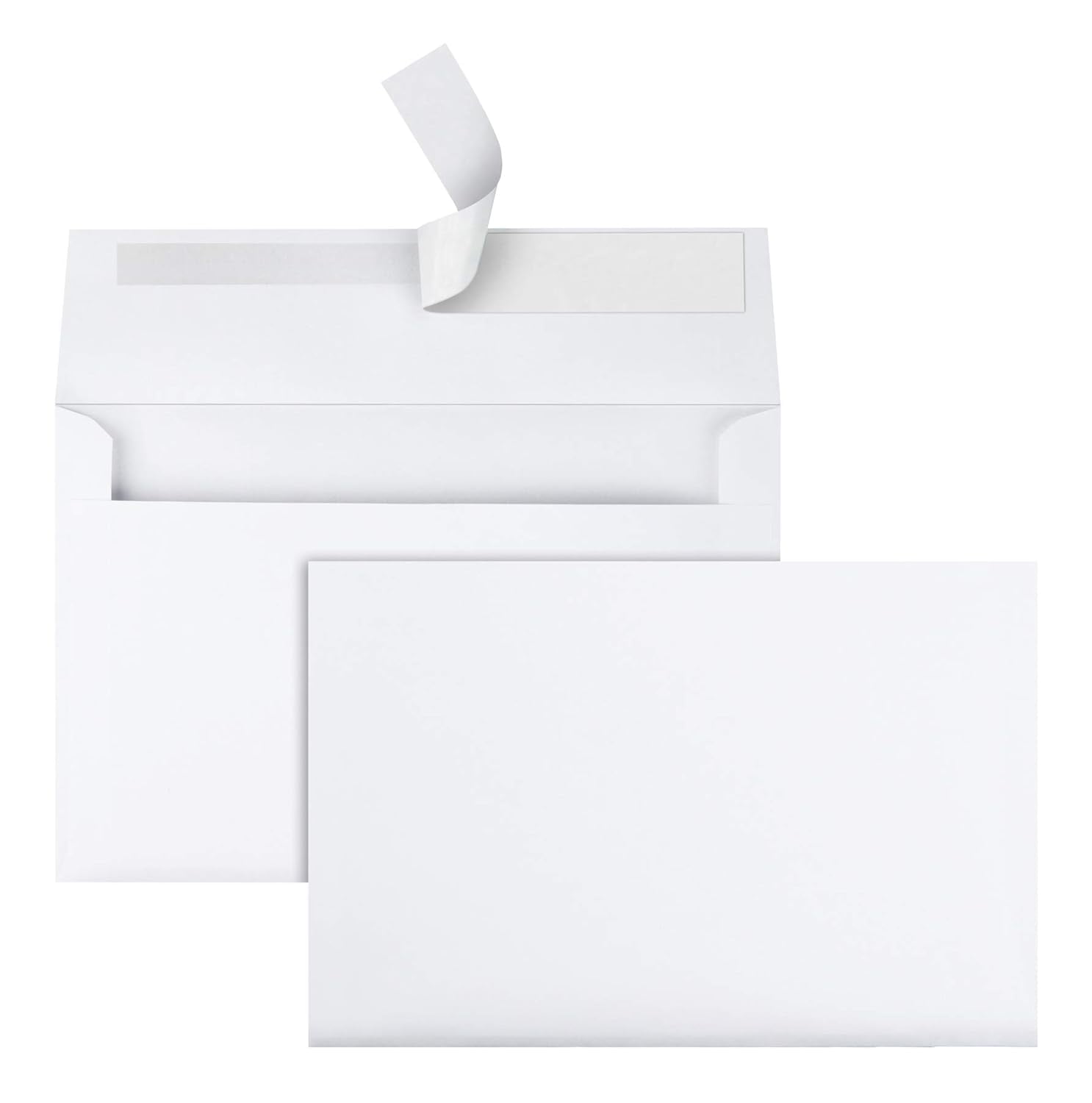 A9 Greeting Card Envelopes with Self Seal Closure, 5-3/4 x 8-3/4, 24 lb ...
