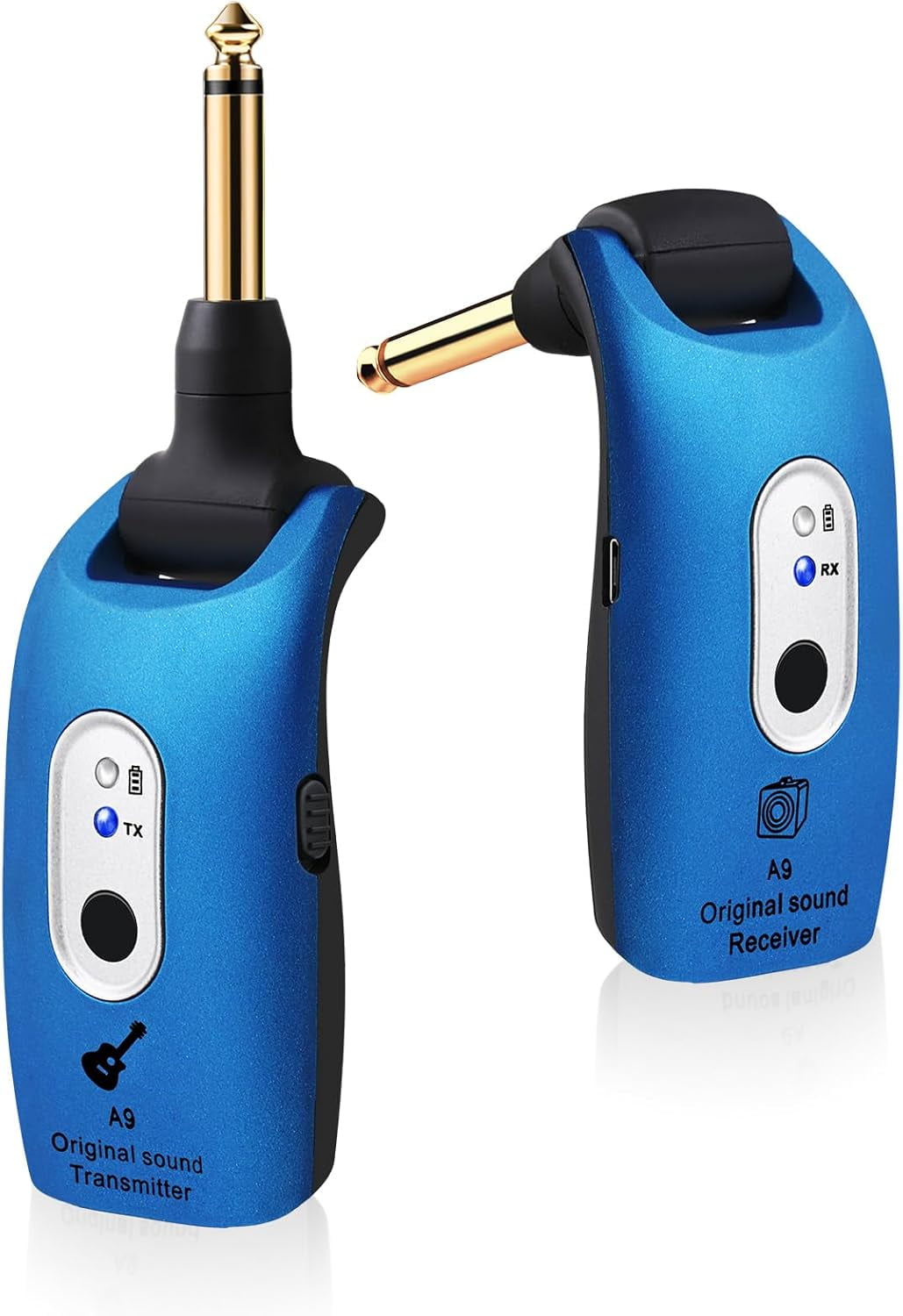 A9 Wireless Guitar System 2.4GHz Built-in Rechargeable Lithium Battery ...