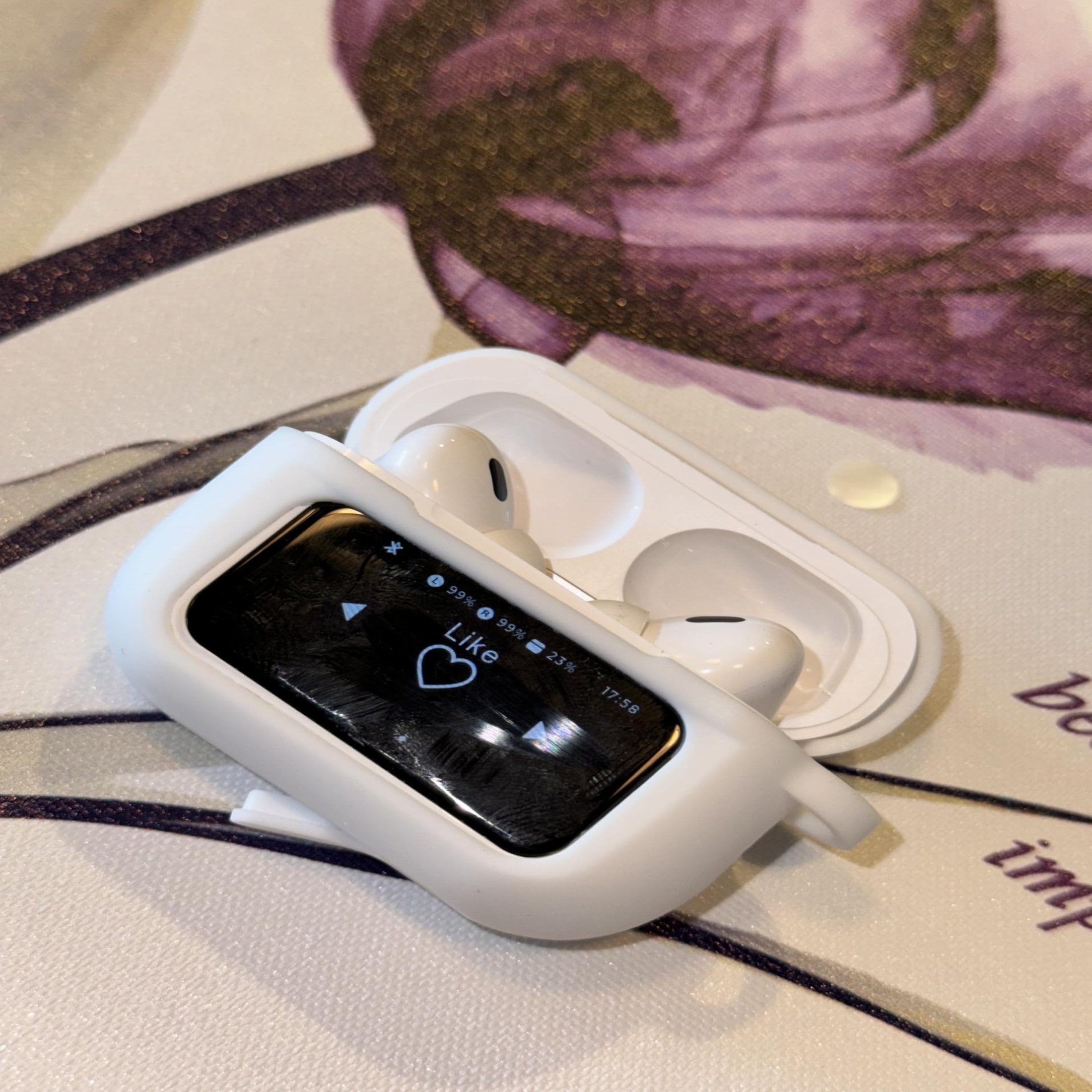 A9 Z50 Airking Touchscreen Earbuds Hard Silicone Case with Keychain ...