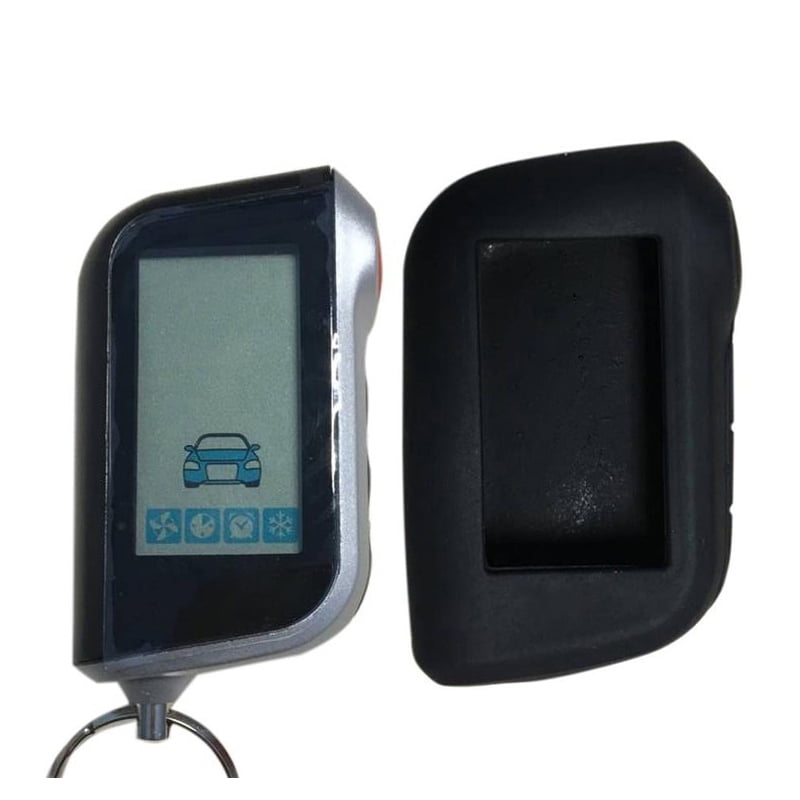 A93 Vertical LCD Remote Control Keychain + Silicone Key Cover Body Case ...