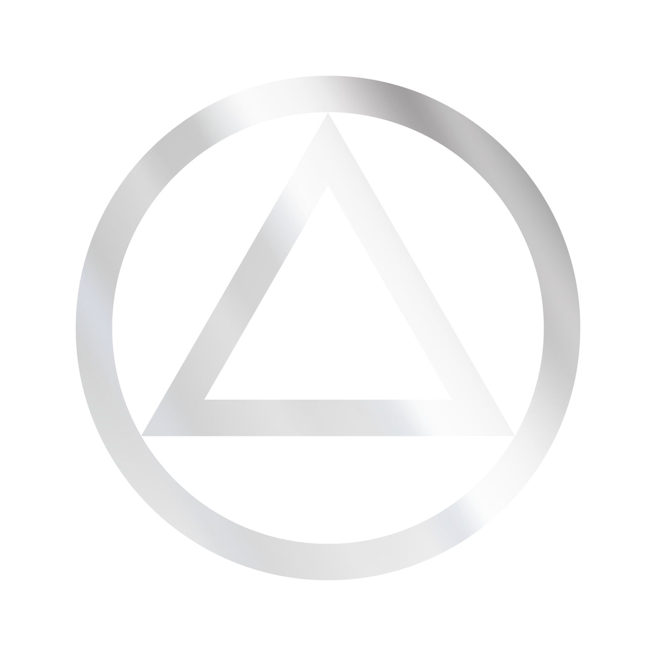 AA Alcoholics Anonymous Symbol Sticker Decal Die Cut - Self Adhesive ...