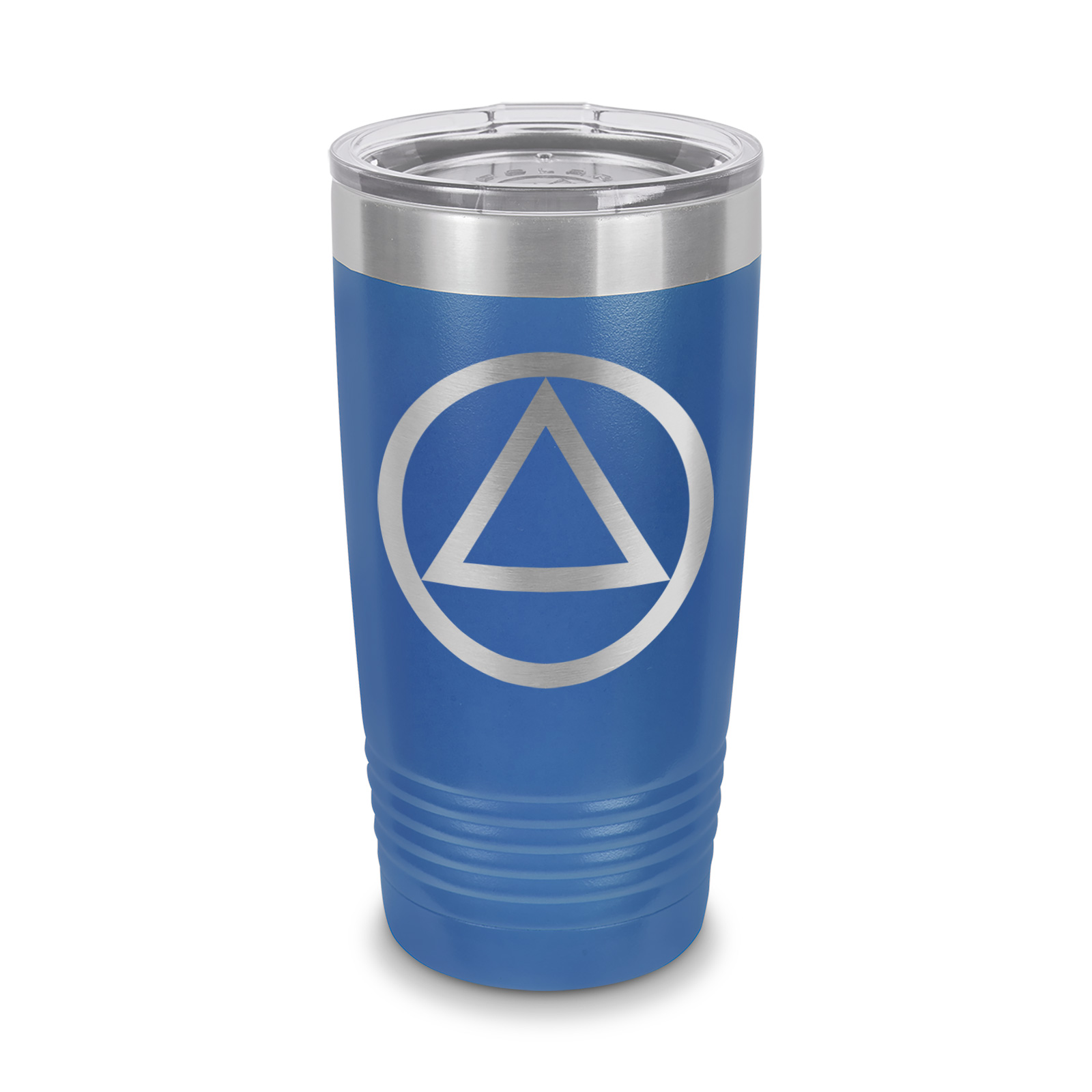 AA Alcoholics Anonymous Symbol Tumbler 20 oz - Laser Engraved w/ Clear ...