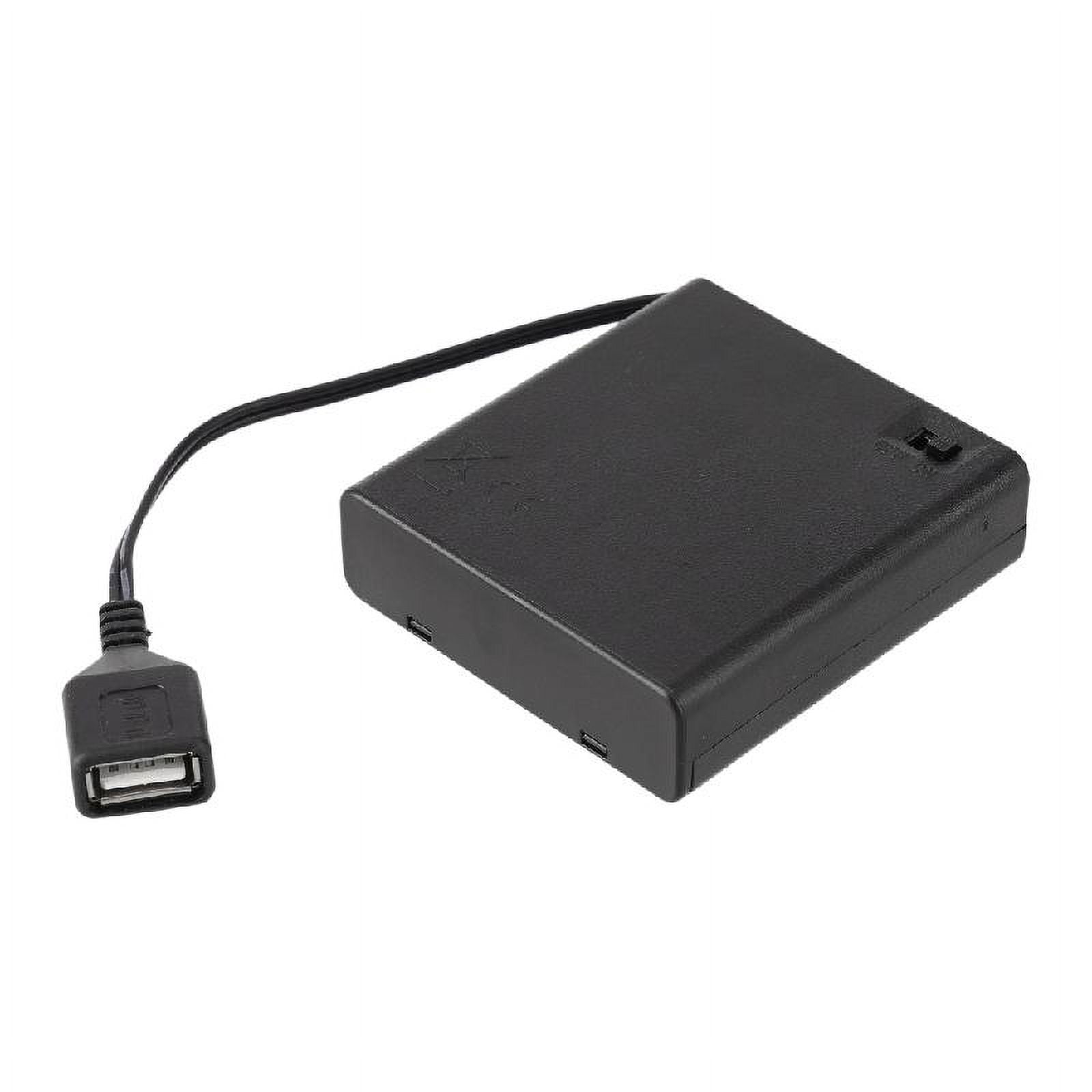 AA Battery Box AA Battery Case with USB Cable USB Battery Case Box Case ...