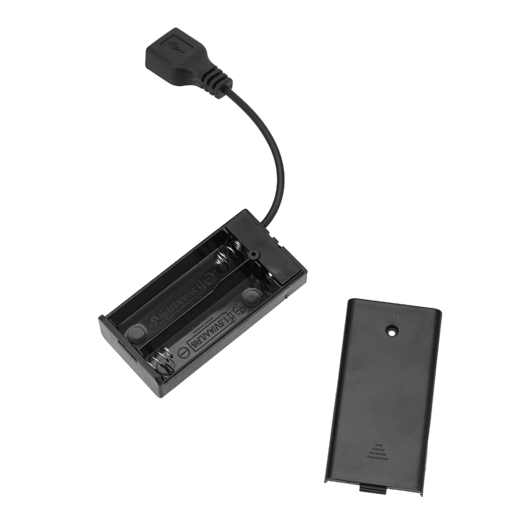 AA Battery Case USB Female Slot 2/3/4/6/8 Slot AA Battery Case Box USB ...