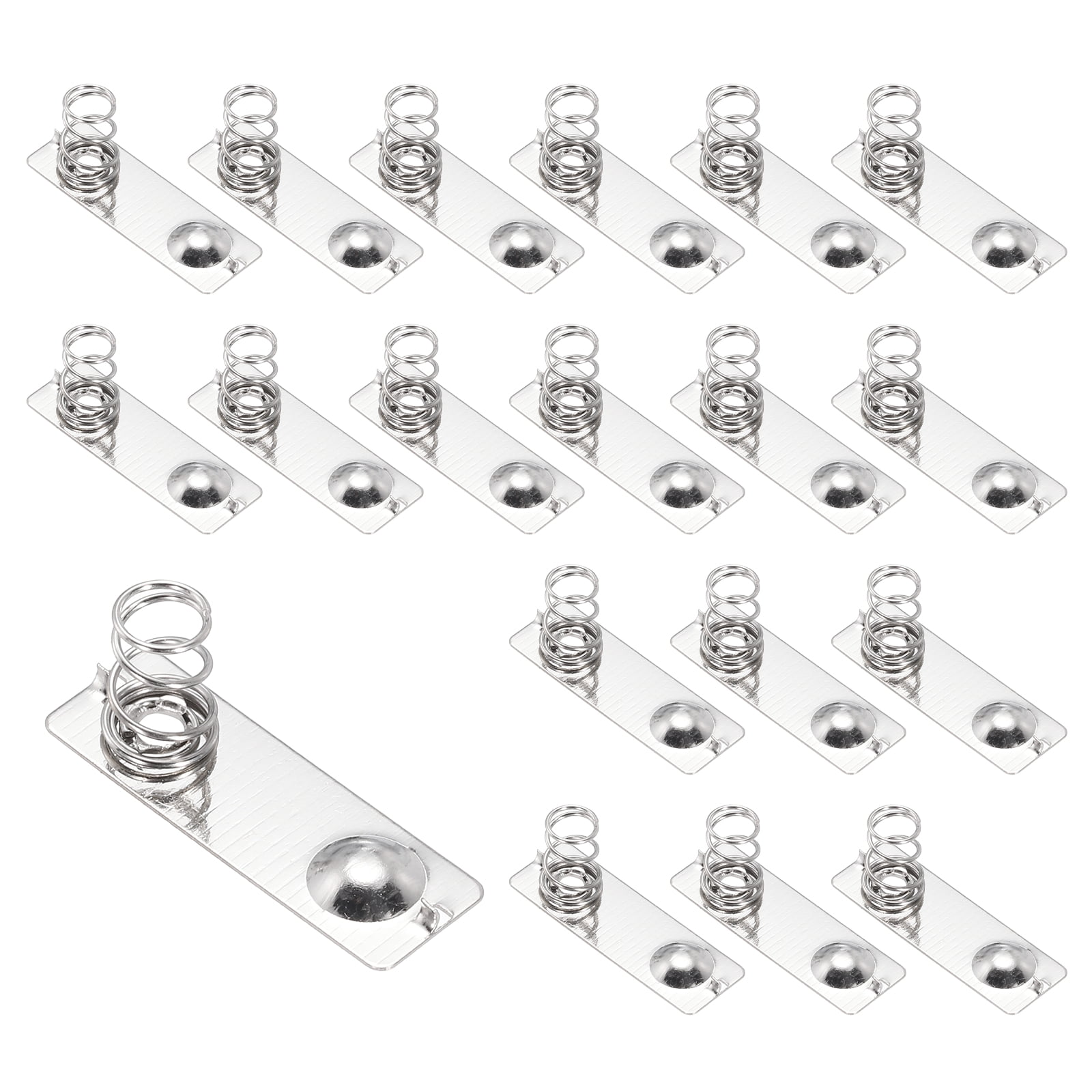 AA Battery Contact Spring Plates, 24 Pcs 29 mm x 11mm Terminal Contacts ...