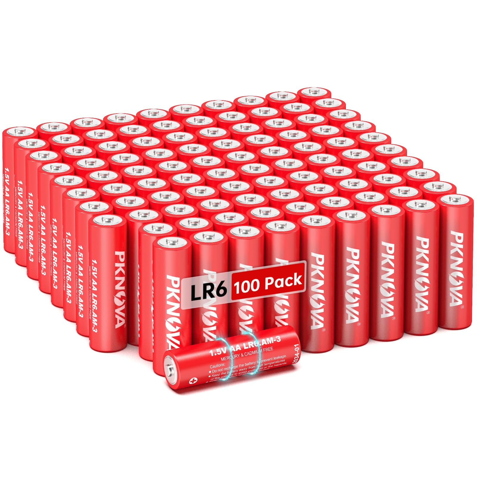 AA Battery Double A Batteries 1.5V LR6 Ultra Alkaline 10-Year Shelf ...