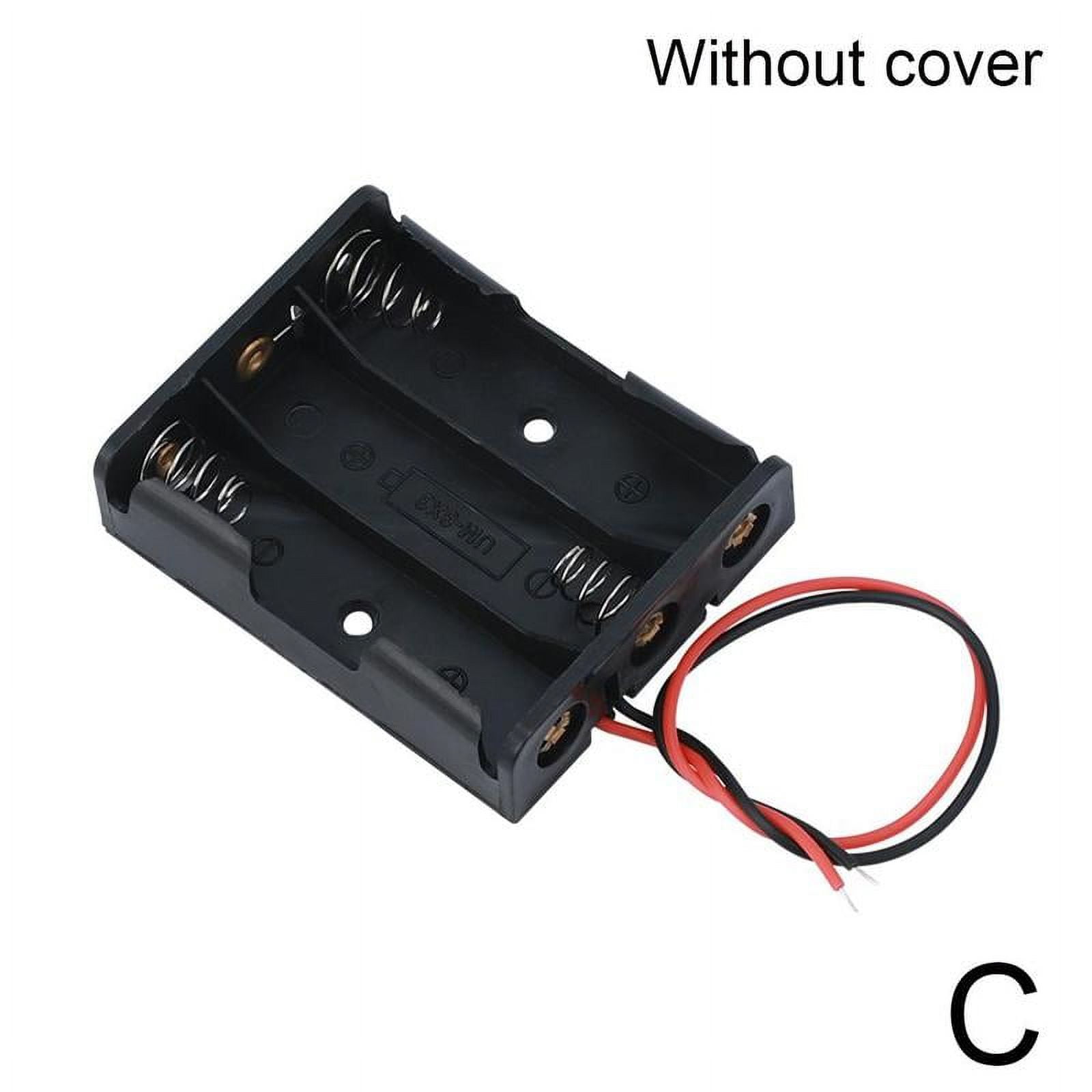 AA Battery Holder Box Storage Case Open& Closed Switch Cells 1x 2x 4 3x ...
