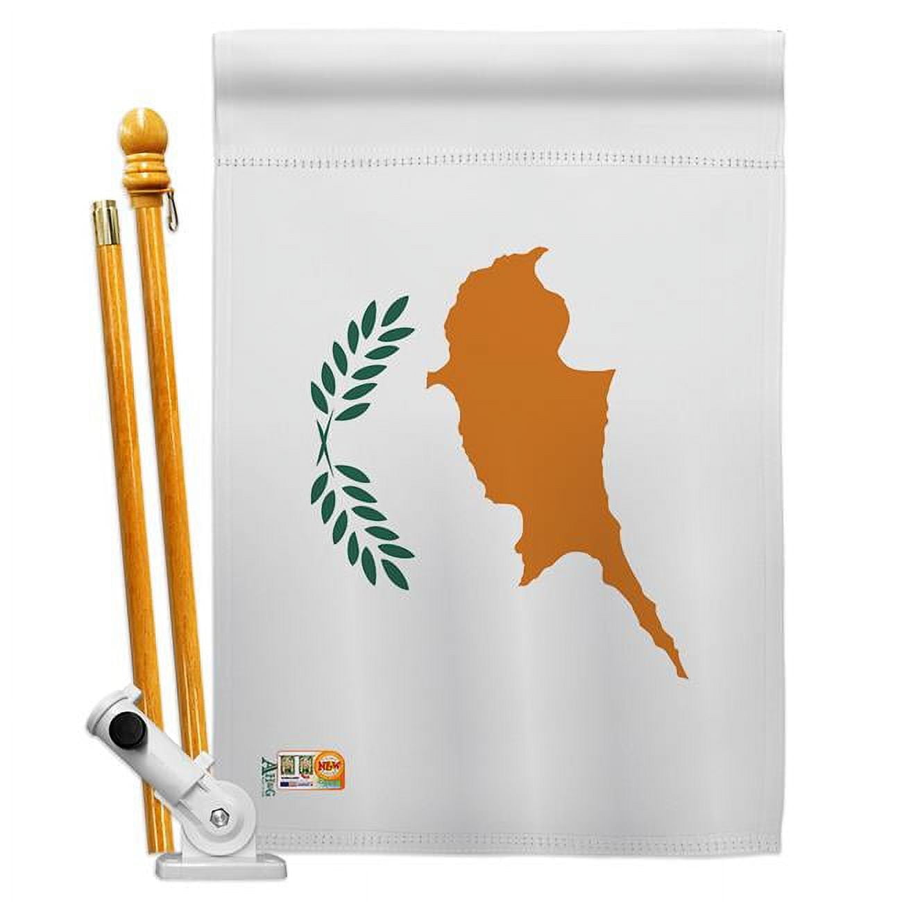 AA-CY-HS-140064-IP-BO-D-US18-AG 28 x 40 in. Cyprus Flags of the World ...
