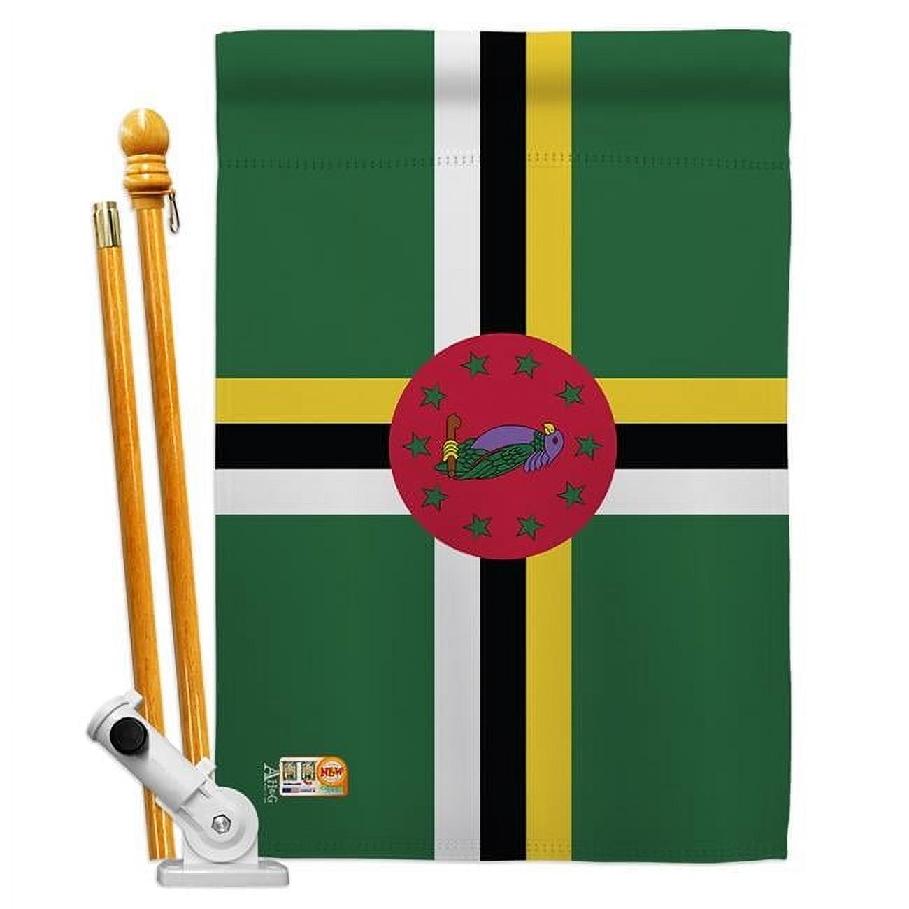 AA-CY-HS-140069-IP-BO-D-US18-AG 28 x 40 in. Dominica Flags of the World ...