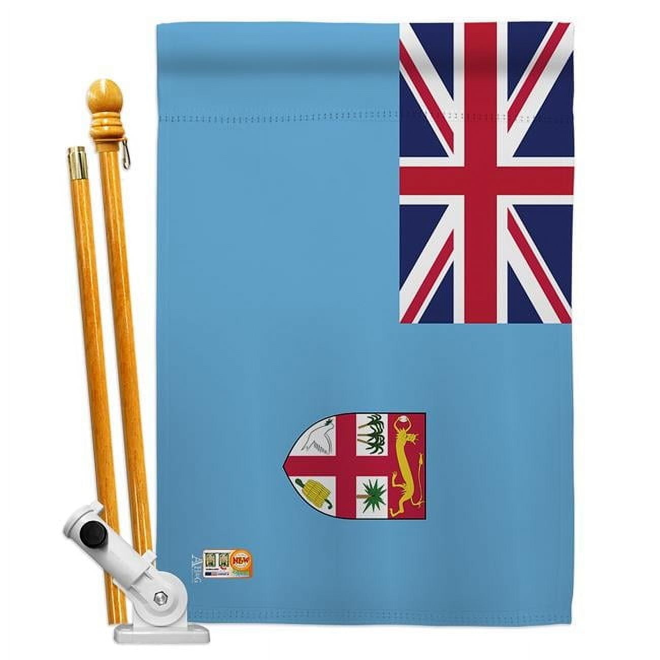 AA-CY-HS-140084-IP-BO-D-US18-AG 28 x 40 in. FIJI Flags of the World ...