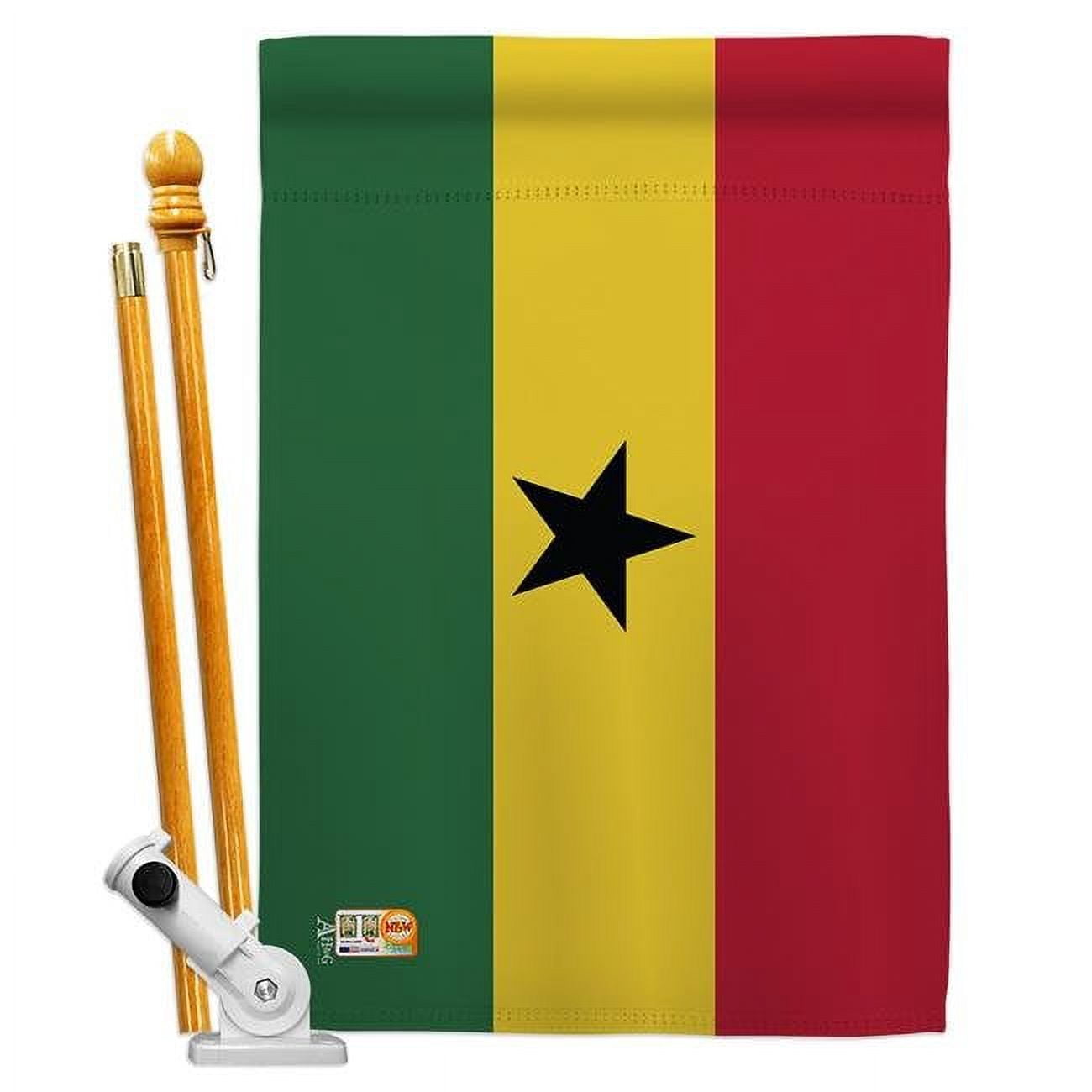 AA-CY-HS-140092-IP-BO-D-US18-AG 28 x 40 in. Ghana Flags of the World ...
