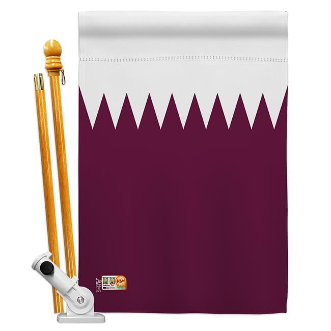AA-CY-HS-140193-IP-BO-D-US18-AG 28 x 40 in. Qatar Flags of the World ...