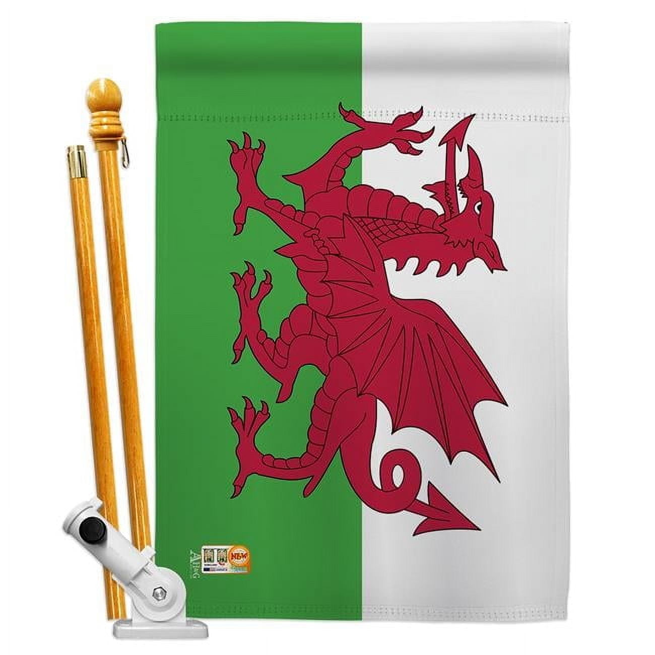 AA-CY-HS-140256-IP-BO-D-US18-AG 28 x 40 in. Wales Flags of the World ...