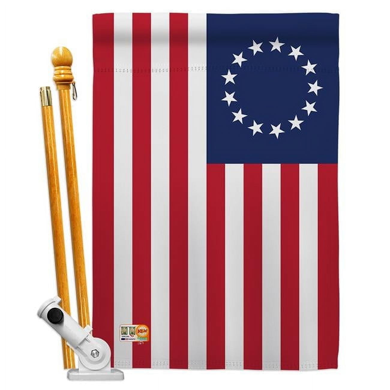 AA-HS-HS-140704-IP-BO-D-US18-AG 28 x 40 in. Betsy Ross Historic ...
