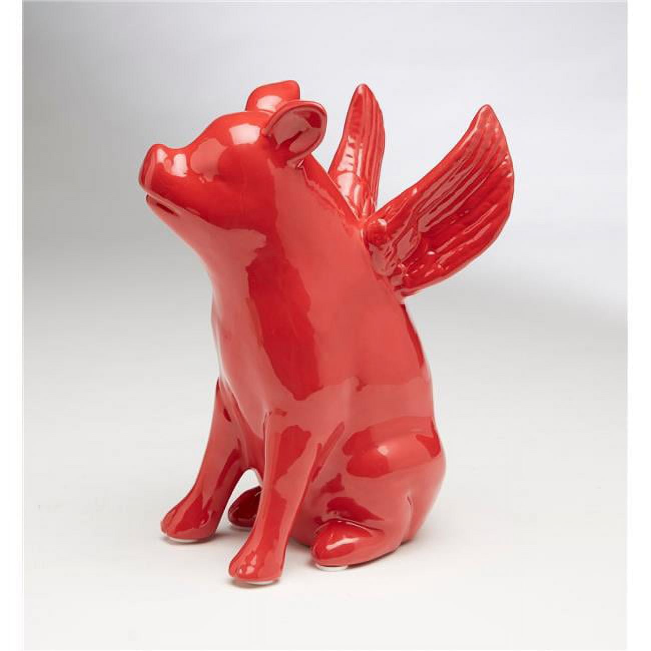 AA Importing 59860-RD Sitting Pig with Wings Figure, Red - Walmart.com