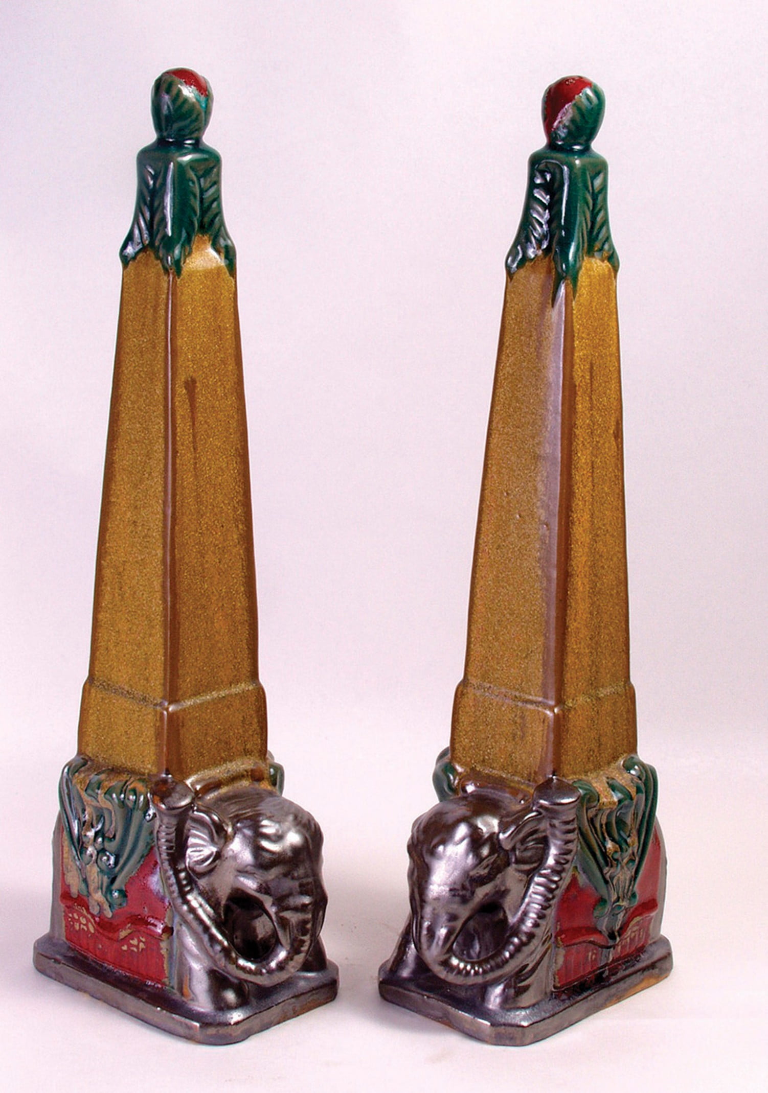 AA Importing Elephant Finial Pair - Walmart.com