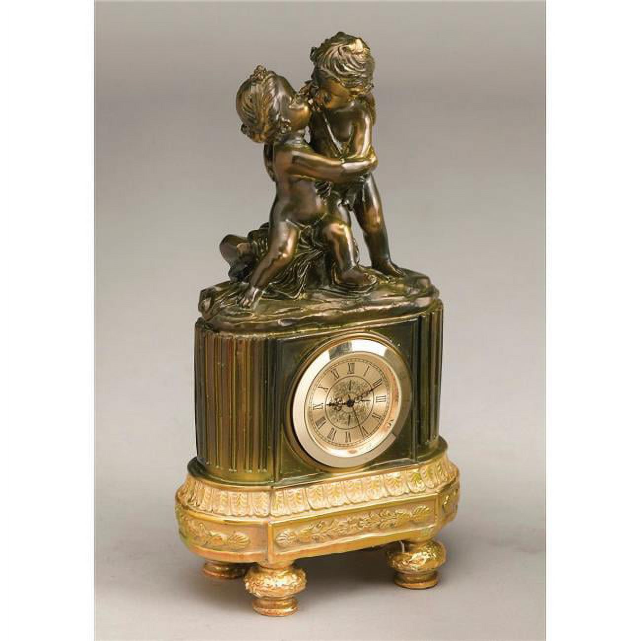 AA Importing Kissing Cupids Clock, Bronze Finish - Walmart.com